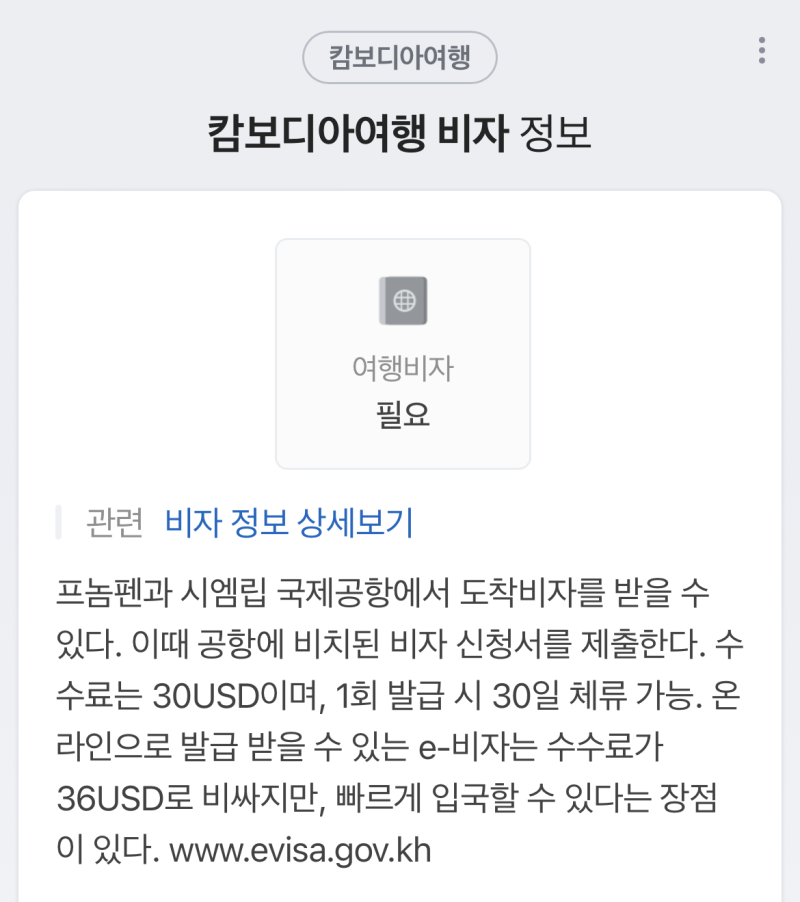 8월 캄보디아 여행 준비 캄보디아 E비자 신청방법 비자 사진 요구사항 도착비자 비교 후기 네이버 블로그