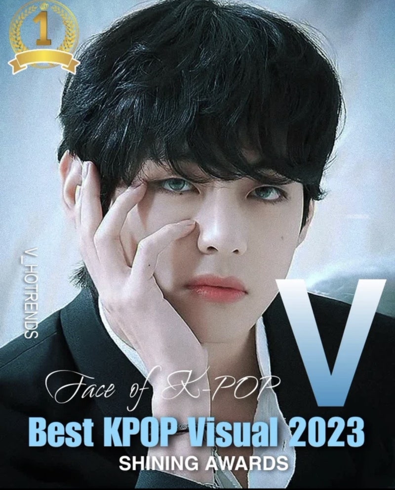 방탄소년단 뷔, BTS V topped '2023 Best K-Pop Visual', the World's Most ...