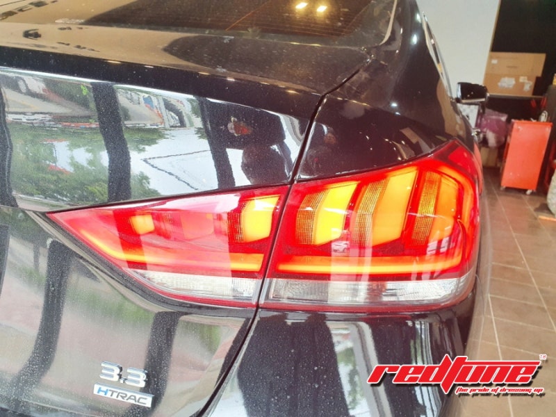 제네시스 DH G80 LED 트렁크 테일램프 후미등 미등 수리 : 네이버 블로그