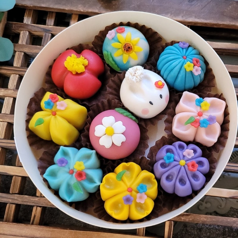 전주 인사이동 승진 선물 화과자 주문 상견례 이바지 선물로도 인기 많은 화과자 진북동 떡집 사랑꽃떡 네이버 블로그