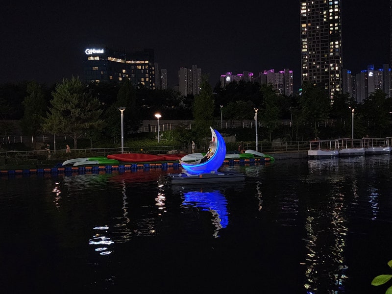 인천 송도 센트럴파크 보트 야경 명소 볼거리 문보트 위치 네이버 블로그