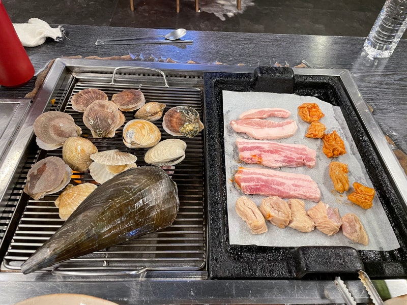 조개창고 왕십리점ㅣ조개구이와 고기를 무한리필로 즐길 수 있는 왕십리 맛집 네이버 블로그