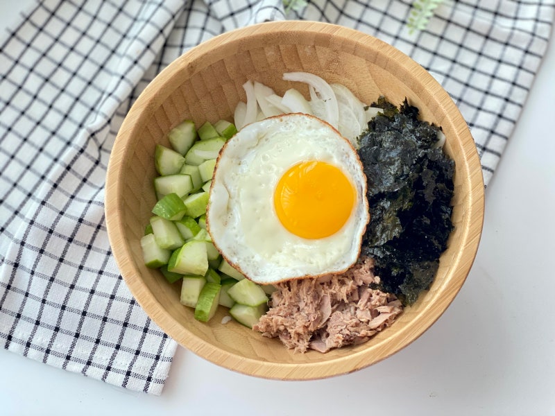오이참치비빔밥 간장양념장 간단한 다이어트 비빔밥 만들기 네이버 블로그