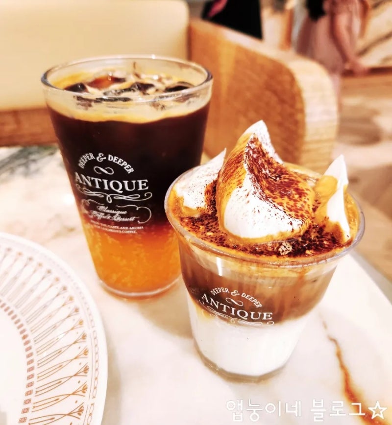 신세계백화점죽전점 디저트카페 베이커리 맛집 앤티크커피 신세계백화점경기점 네이버 블로그