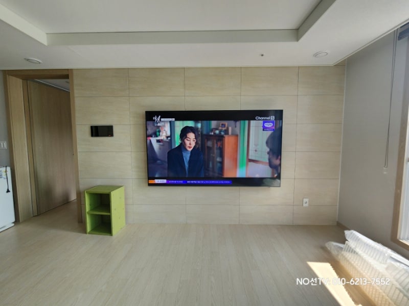 86 85 65인치 Tv설치 플라이토데이즈 사운드바무타공 의정부 고산수자인 네이버 블로그