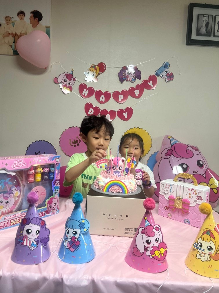아이생일파티 생일이벤트 캐치 티니핑 생일풍선 아이생일상 파티세트 네이버 블로그