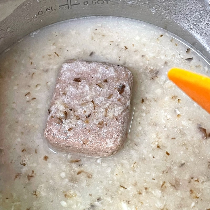 쌀가루로 편하게 초기이유식 소고기표기버섯미음 만들어요 네이버 블로그