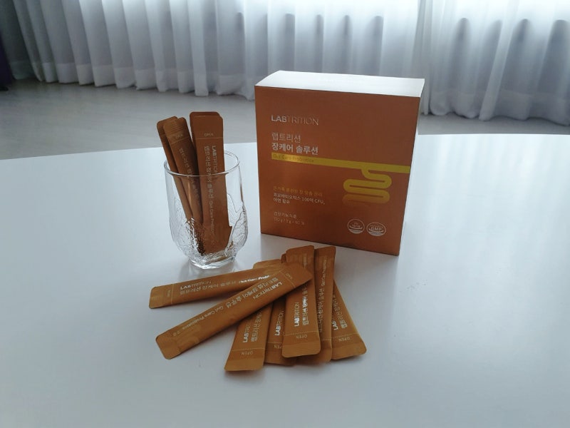 유산균 100억유산균 프로바이오틱스 랩트리션 장케어솔루션 이용 후기 네이버 블로그