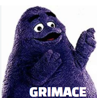 틱톡밈 공포물로 유행하는 그리미스 쉐이크grimace shake song ! : 네이버 블로그