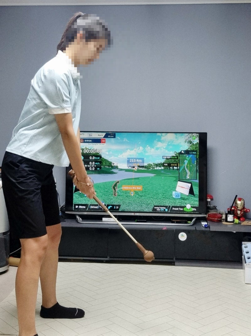 홈스크린골프 가정용스크린골프 파이골프 후기 라인프렌즈 에디션 네이버 블로그