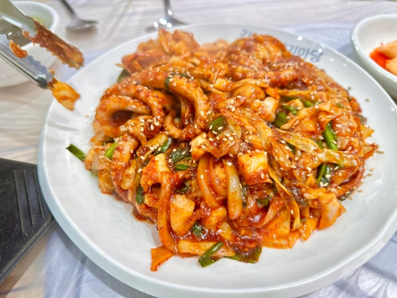 강릉낙지 김명자낙지마당 맵고 푸짐한 낙지볶음 강릉현지인추천맛집 네이버 블로그