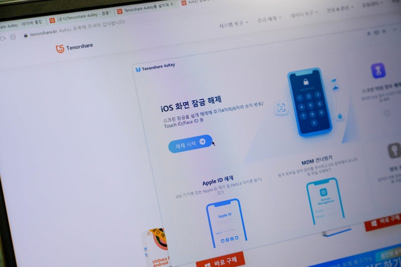 아이패드 비밀번호 분실 비번 잠금 해제 초기화 방법 Tenorshare 4ukey 네이버 블로그