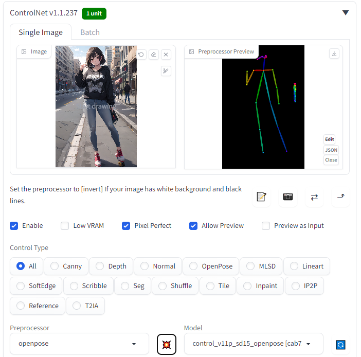 스테이블 디퓨전 ControlNet 사용법 (OpenPose 오픈포즈) : 네이버 블로그