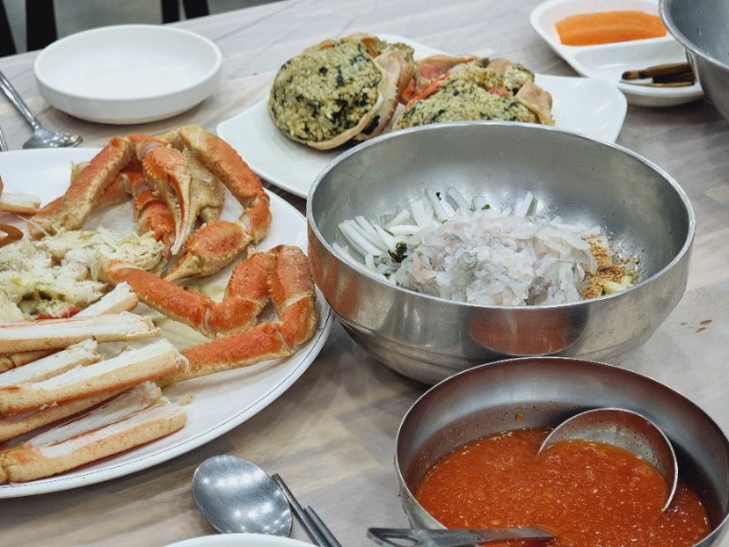 포항 죽도시장 대게맛집 한신수산 박달대게 시세까지 네이버 블로그