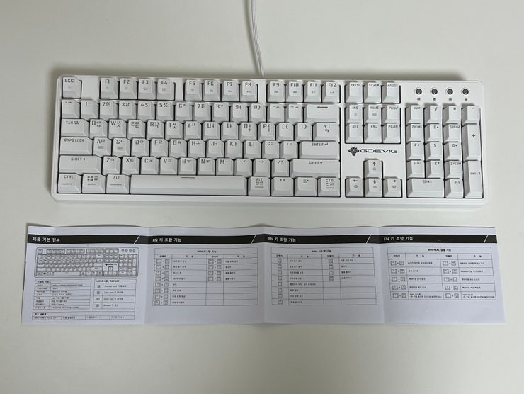 [GDEVIL] 지데빌 G917 SCUD 게이밍키보드 기계식키보드 적축키보드추천 : 네이버 블로그