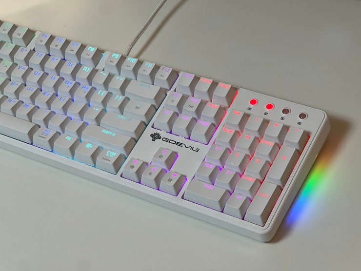 [GDEVIL] 지데빌 G917 SCUD 게이밍키보드 기계식키보드 적축키보드추천 : 네이버 블로그