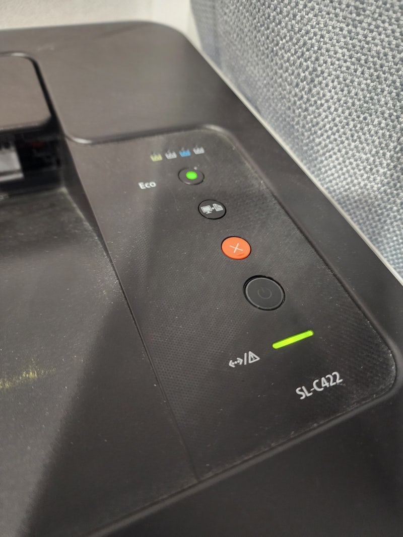 삼성프린터 폐토너통 교체하기 - 프린터에 빨간색 불이 들어왔을때 해결방법#SL-C422#W406#내돈내산#재생토너 : 네이버 블로그