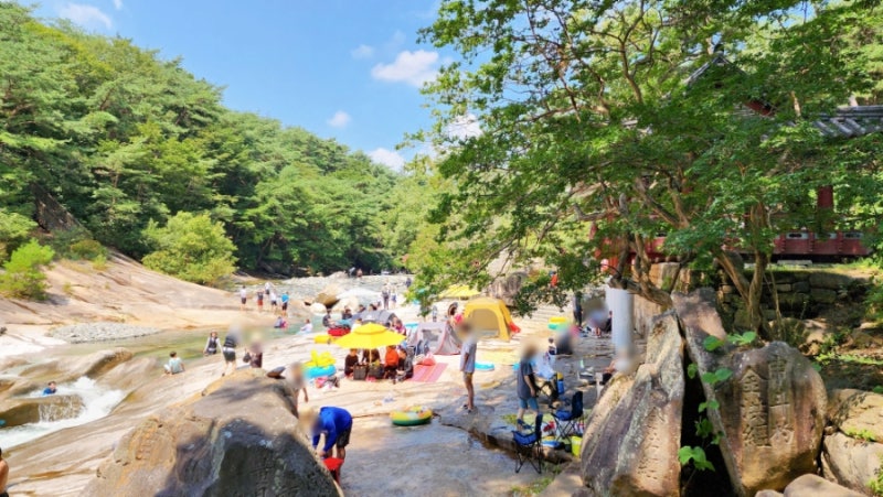 울산 언양 작천정 계곡 평상 없어도 놀기좋은 명당 추천ft 취사 주차 네이버 블로그