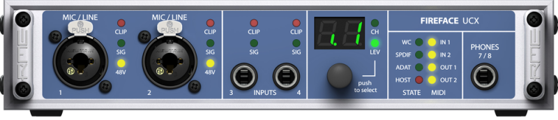 RME UCX VS UCX II (UCX2)의 차이점, 달라진 점, UFX MINI 버전 성격이 강하다. (오인페, 오디오 ...