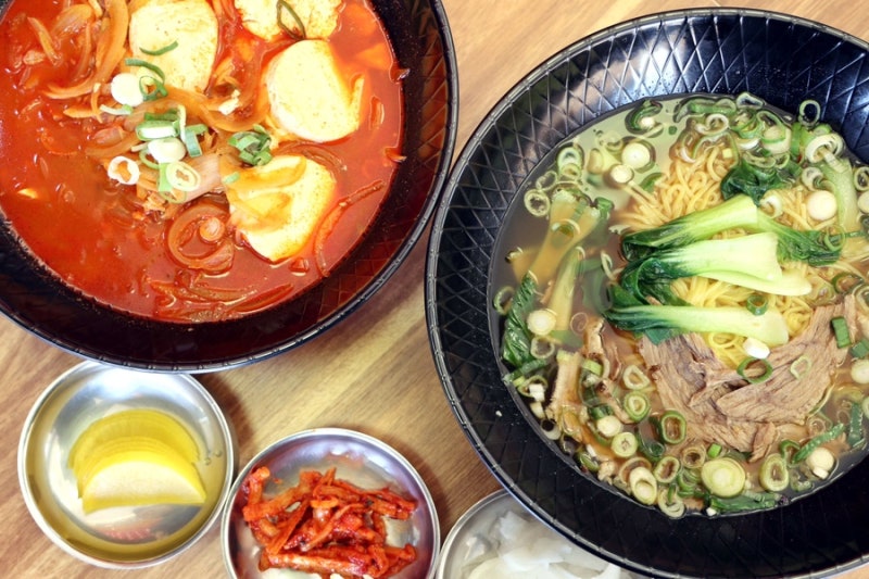 대흥동 부산면관 우육탕면 And 불고기짬뽕 순두부 불향의 매력 네이버 블로그