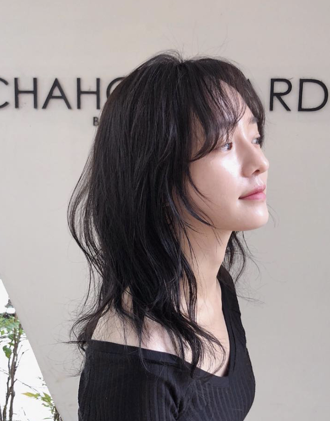 추억의 샤기컷 귀환 여자 긴머리 레이어드 허쉬컷