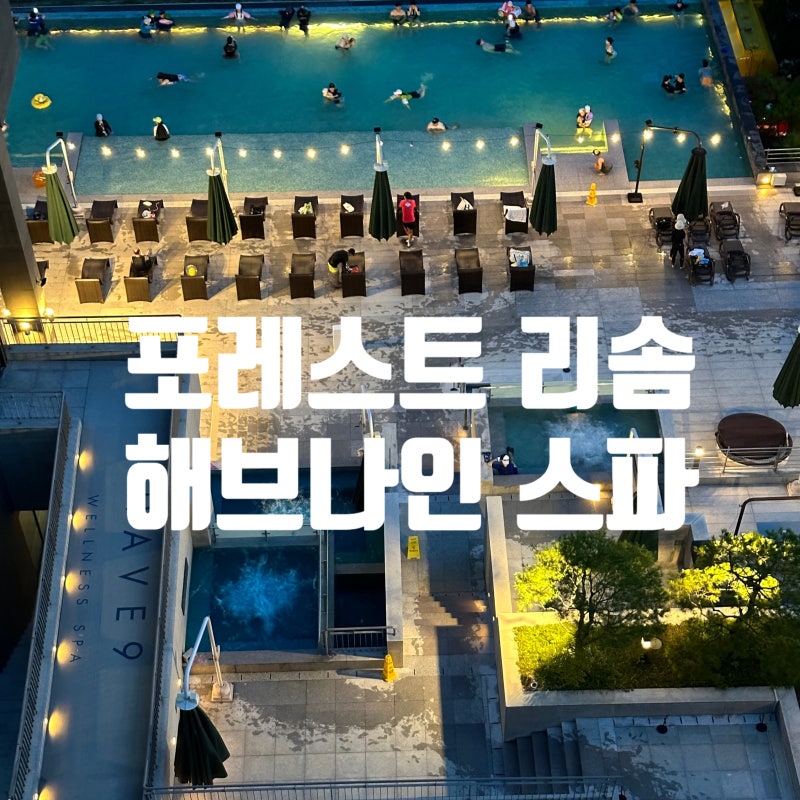 제천여행 포레스트 리솜 해브나인 스파 이용 및 스톤스파예약 및 이용 팁23년 8월 네이버 블로그