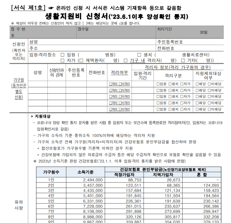 최신 코로나 생활지원금 유급휴가비용 자격조건과 신청방법 2023년 6월 이후 네이버 블로그