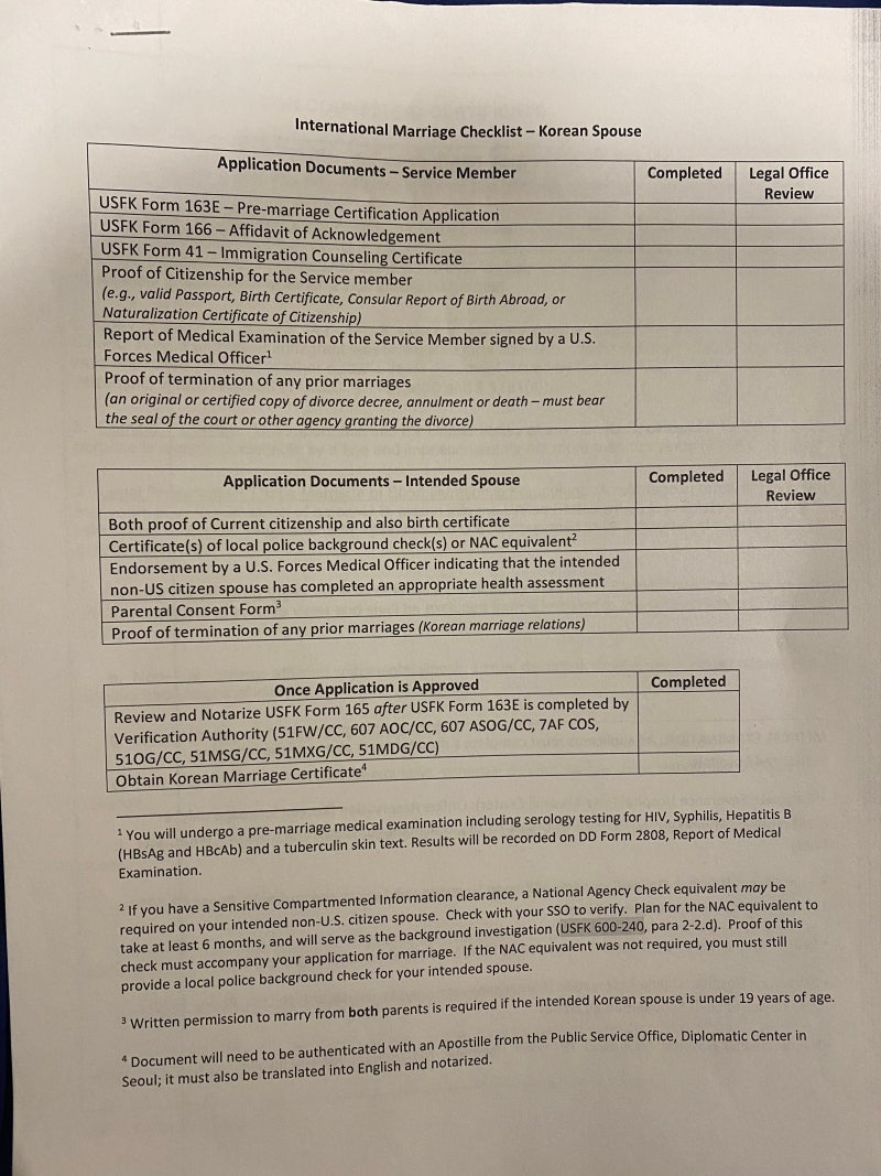 주한미군이랑 결혼하기 (매리지페이퍼/Marriage paper) : 네이버 블로그