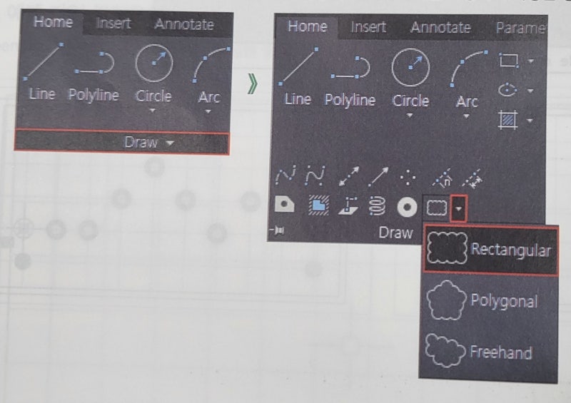 AutoCAD 오토캐드 Revcloud 구름형 리비전 명령 알아보기 : 네이버 블로그