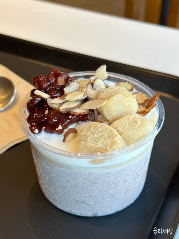 이디야 1인빙수 팥인절미 팥빙수 할미입맛이 먹어본 솔직후기 : 네이버 블로그