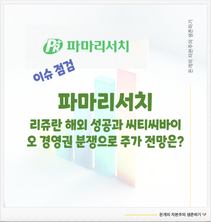 파마리서치 리쥬란 해외 성공과 씨티씨바이오 경영권 분쟁으로 주가 전망은