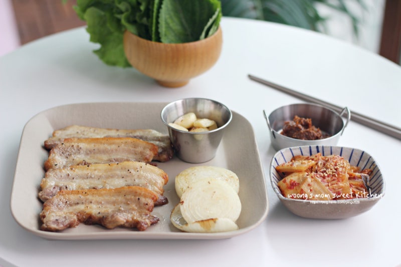 삼겹살 맛있게 굽는법 에어프라이어 삼겹살구이 시간 백종원 한돈 국내산 삼겹살 요리 네이버 블로그