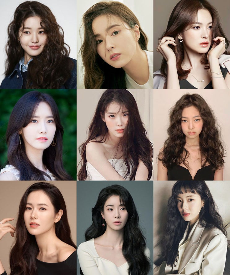 여자 긴머리 파마 여자펌 종류 연예인헤어스타일로 알아봐요