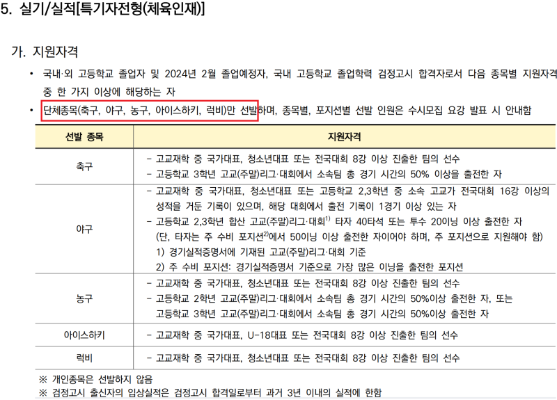 연세대 체육교육과 정시 등급 실기 수시 특기생 네이버 블로그