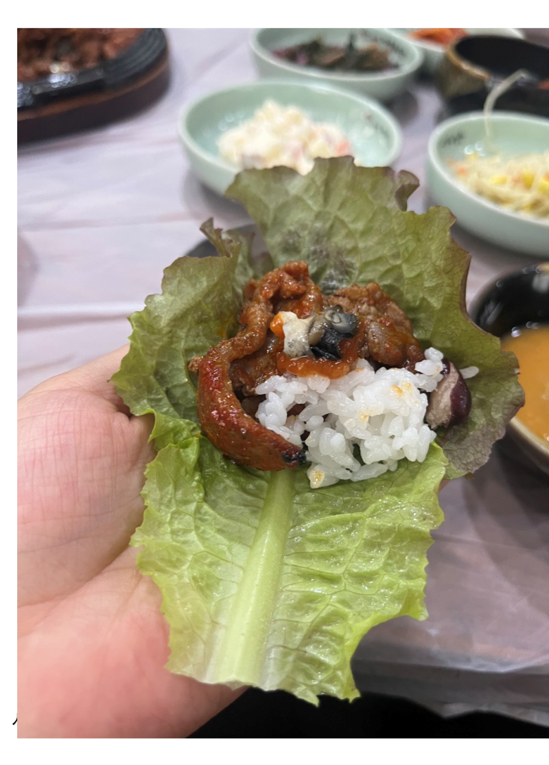 미국산 돼지고기로 만든 석쇠불고기 이강빈의 불쌈밥 해남읍쌈밥 네이버 블로그