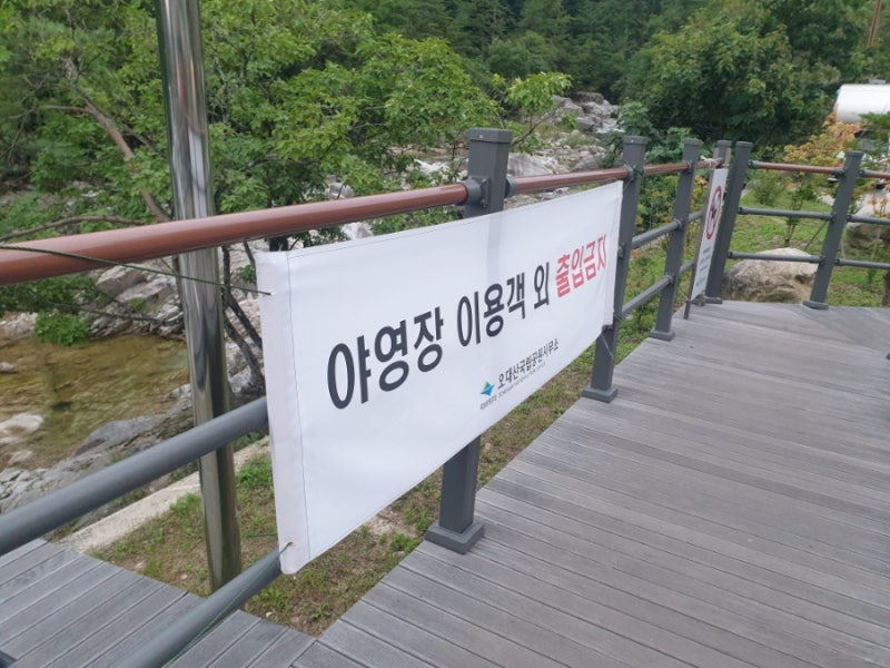 강릉 오대산 소금강산 야영장 2박3일 캠핑 야영장배치도 예약방법 소금강계곡즐기기 야영장주변 상가 강릉가볼만한곳 강릉