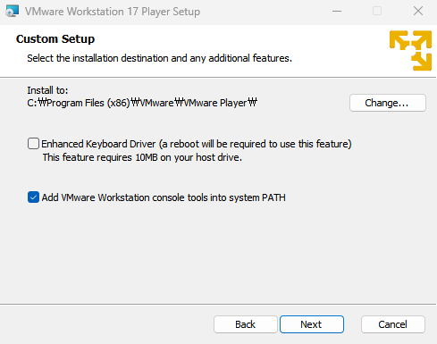 가상머신 VMware workstation player 17 다운로드 및 설치방법 : 네이버 블로그