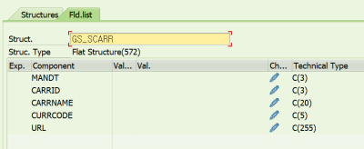 [ABAP] Structure, Internal Table : 네이버 블로그