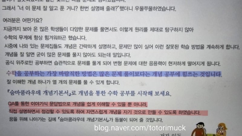 Ebs중학프리미엄 중등 수학 선행 교재 숨마쿰라우데 And 개념원리 살펴보기 네이버 블로그