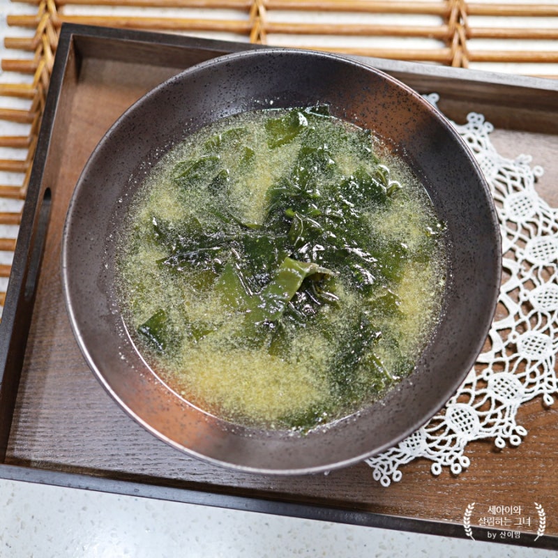 들깨미역국 레시피 맛있게 고기없는 미역국 끓이는 방법 간단한 국종류 네이버 블로그
