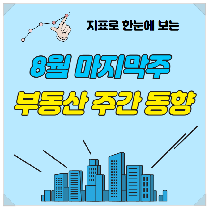 Kb부동산시세 주간시계열 8월 마지막주 부동산 주간 동향 공급부족 시그널에 상승분위기 확산