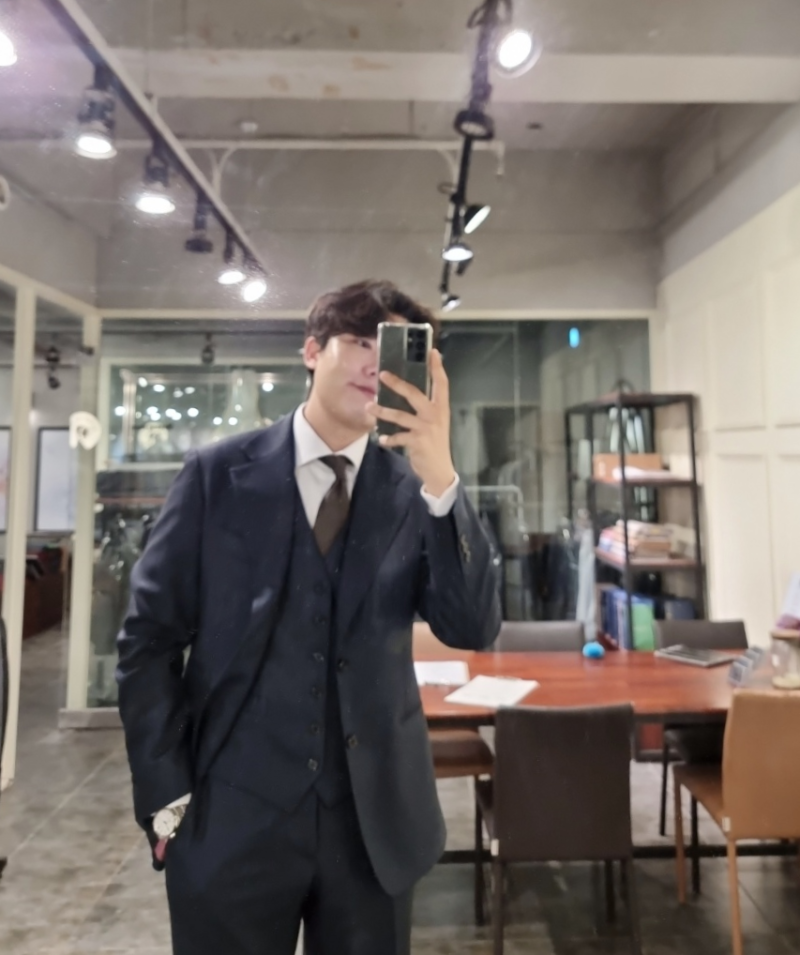 그랑브로스 맞춤정장 남자 가을 결혼식 하객룩 코디 네이버 블로그