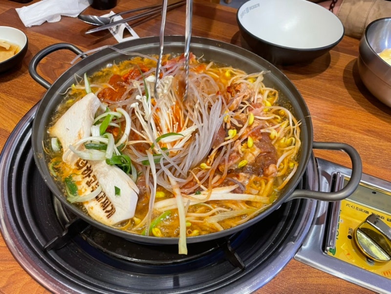 더하고 부대찌개 용호메트로시티점 부산 남부 면허 시험장 물불고기 1인 식사 가능한 맛집 네이버 블로그