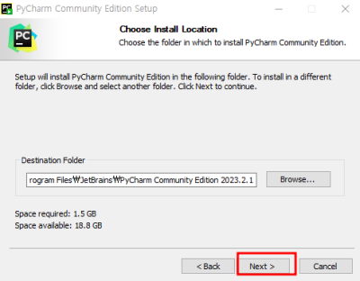 Python 개발 환경 설치 파이참 PyCharm community 버전 패키지 설치 install package 프로젝트 시작 ...