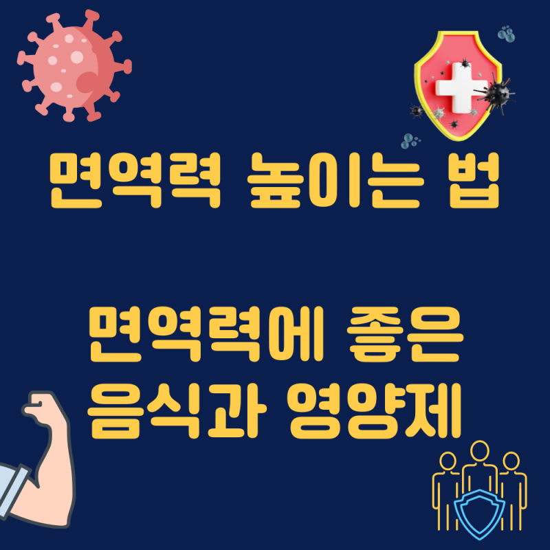 면역력 높이는 방법 면역력 높이는 음식 면역력에 좋은 영양제 네이버 블로그