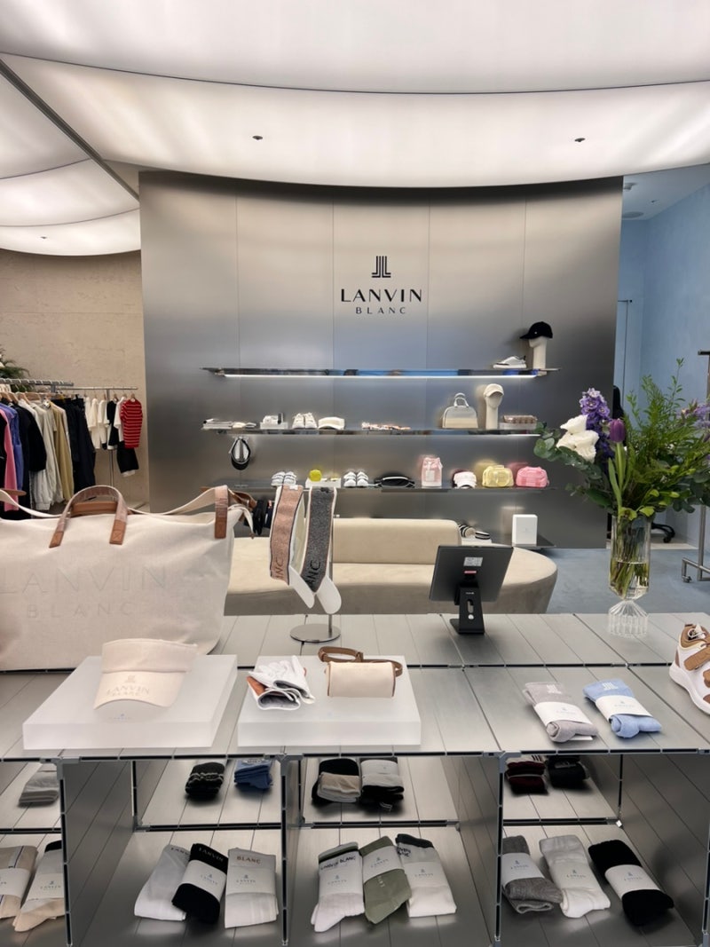랑방블랑 Lanvin Blanc 골프웨어 Fw 캠페인 신상 더현대서울 네이버 블로그