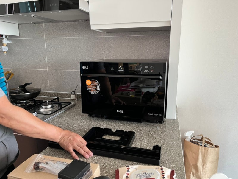 엘지 디오스 광파오븐 ML32AW1 올인원제품리뷰(전자레인지,오븐,에어프라이어 겸용) : 네이버 블로그