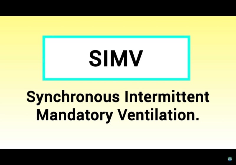 벤틸레이터 모드 - SIMV 공부하기 : 네이버 블로그