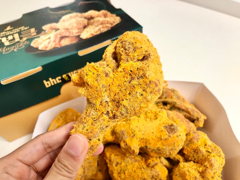 Bhc 뿌링클 뿌링치즈볼 칼로리 가격 부산범내골점 후기 네이버 블로그