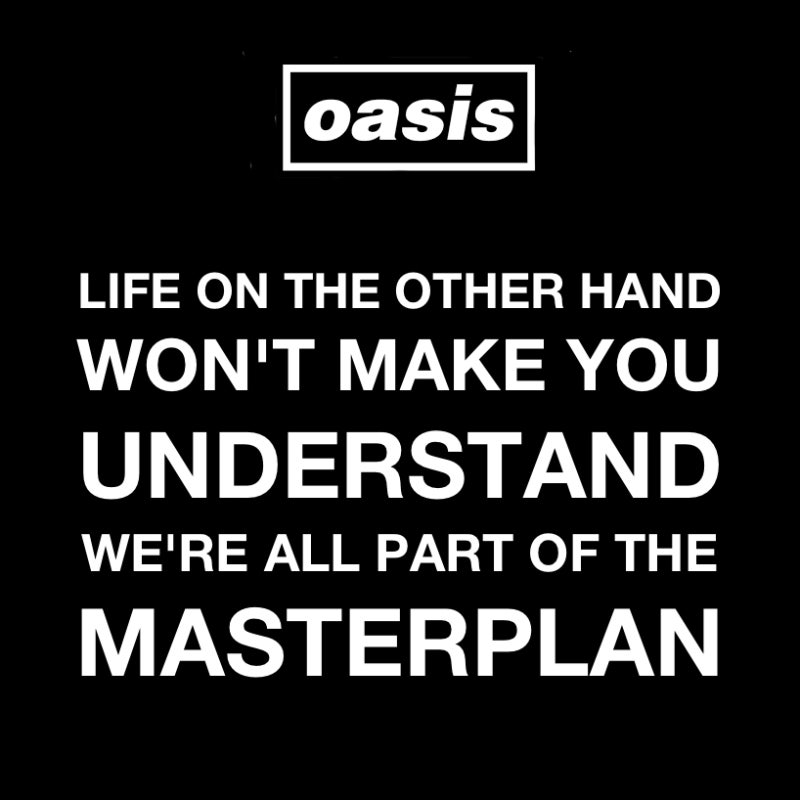 Oasis - The Masterplan / 가사 해석, 의미 : 네이버 블로그